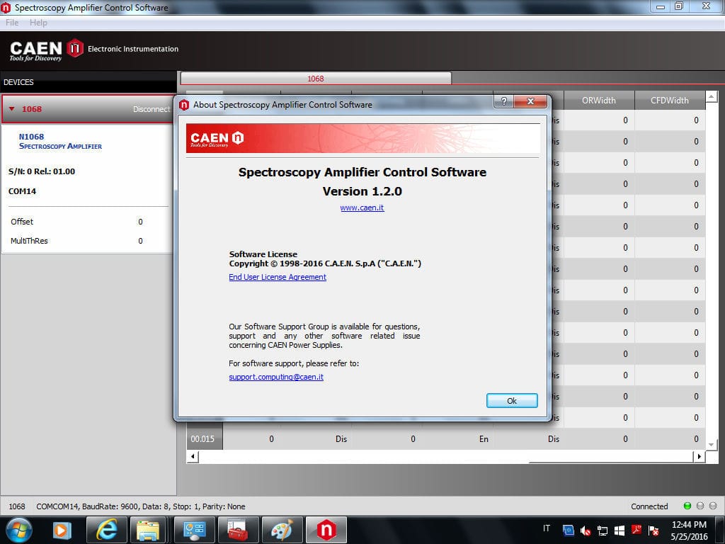 Management-Software - CSA - CAEN Spa - Schnittstellen / Steuerung / Kontroll