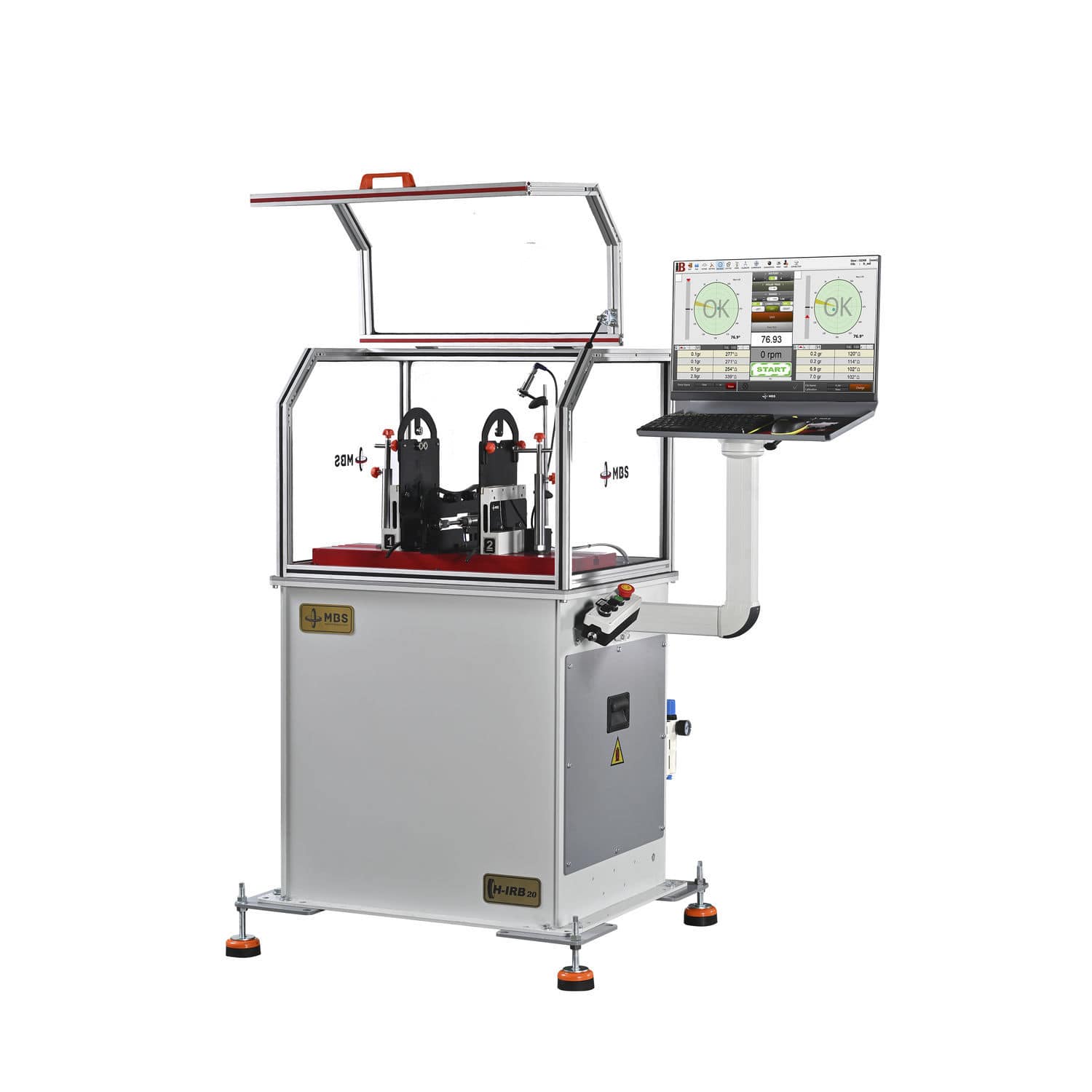 Horizontale Auswuchtmaschine - H-IRB 20 - MBS Balance System GmbH ...