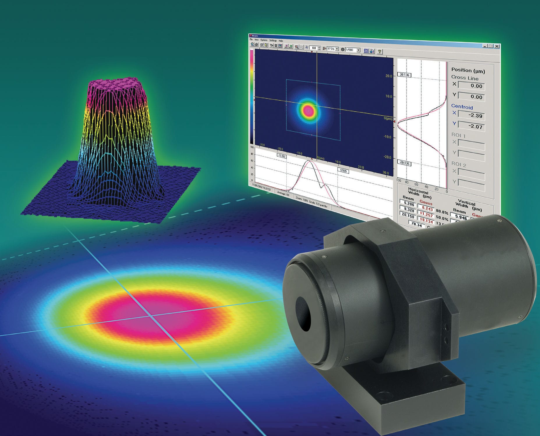 Laserstrahl-Analysegerät / Kamera - BeamOn LongBow - Duma Optronics