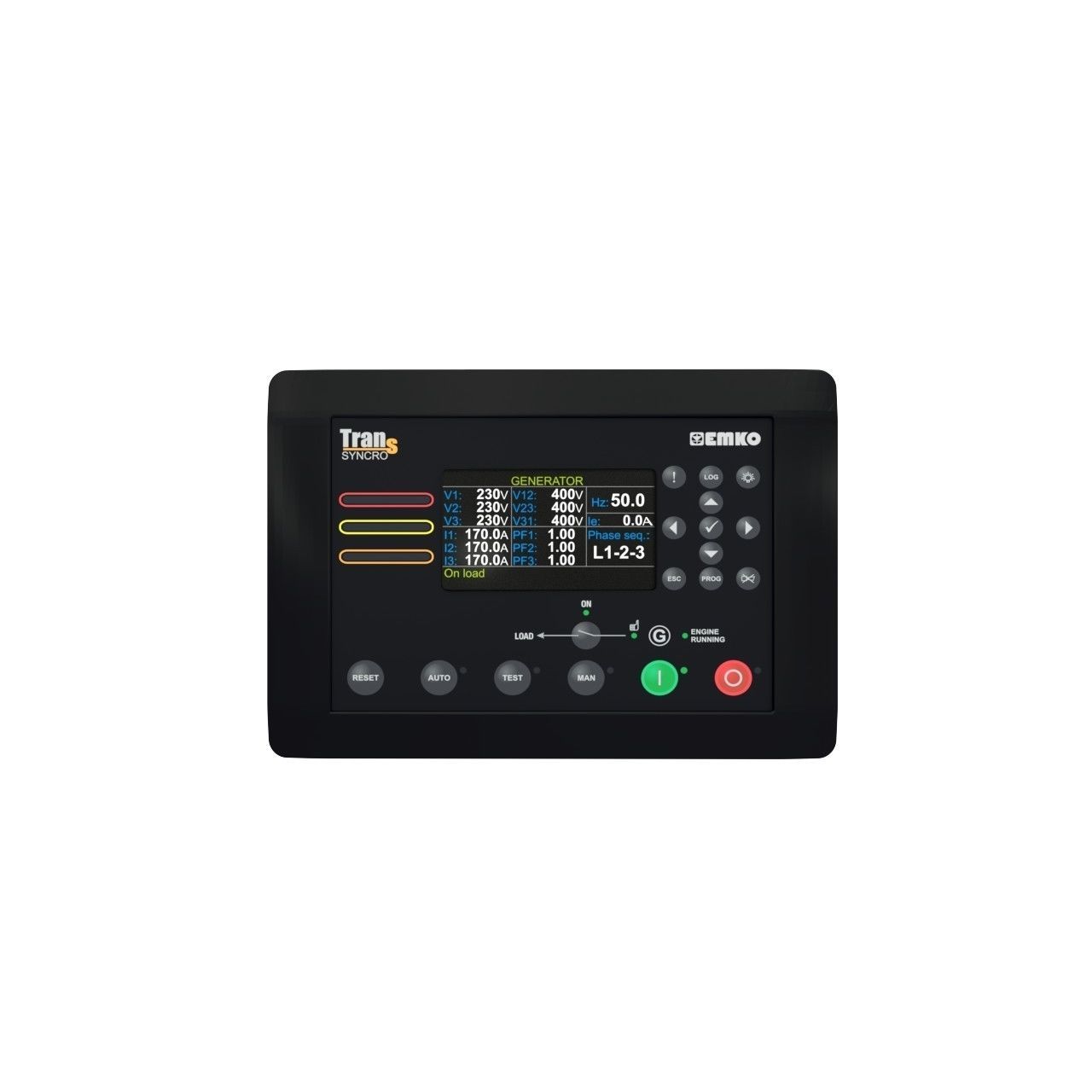 Lastverteiler für Stromaggregate - TRANS-SYNCRO - EMKO Elektronik