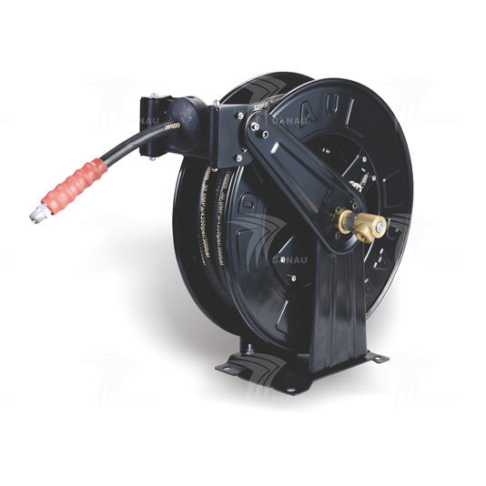Schlauchtrommel - HPHR-SR15 - DANAU - Federeinzug / für Wasser / stationär