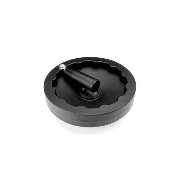 Massiv-Handrad - SHA/MRP - GAMM - mit versenkbarem Griff / Kunststoff