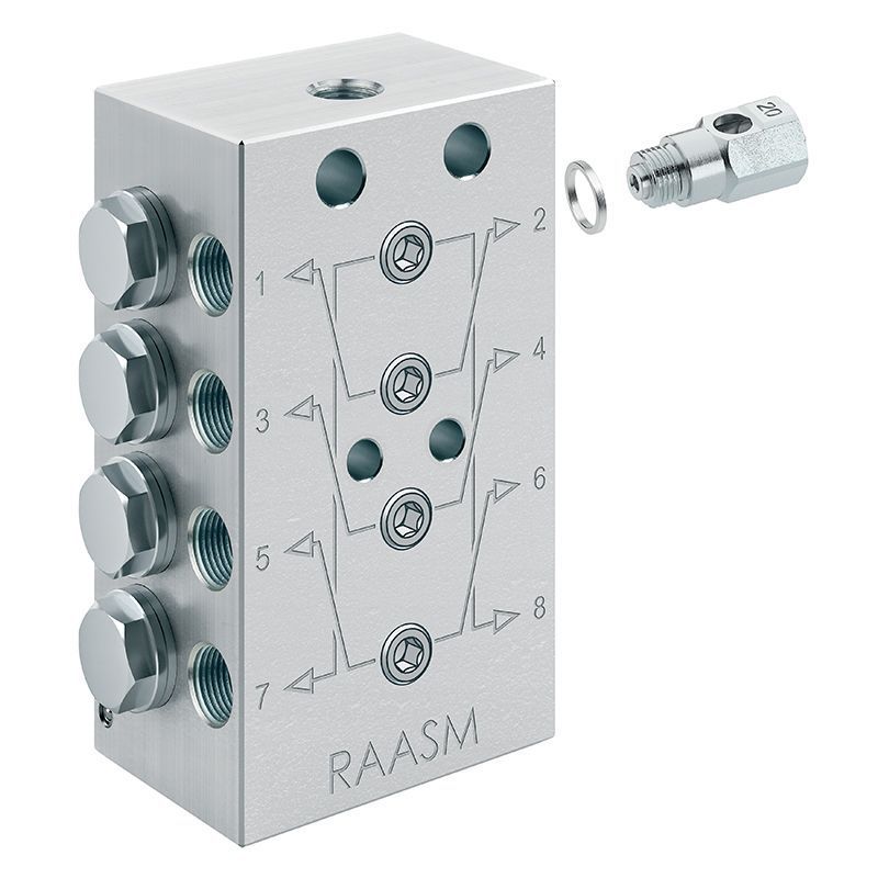 Modulares Progressivverteiler - 31415001 - RAASM SpA - Schmiermittel ...