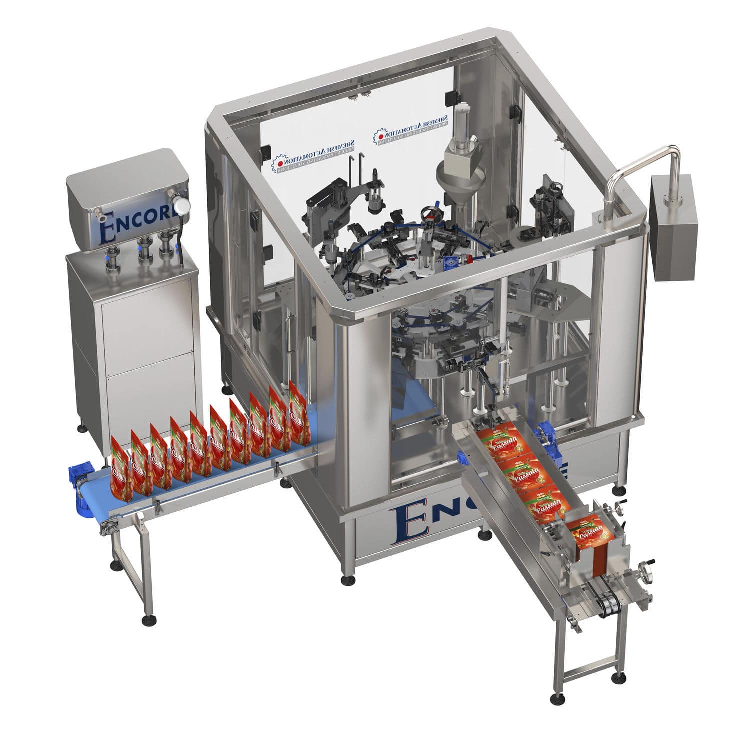 Monoblock-Verpackungsmaschine - ENCORE - Shemesh Automation Ltd ...