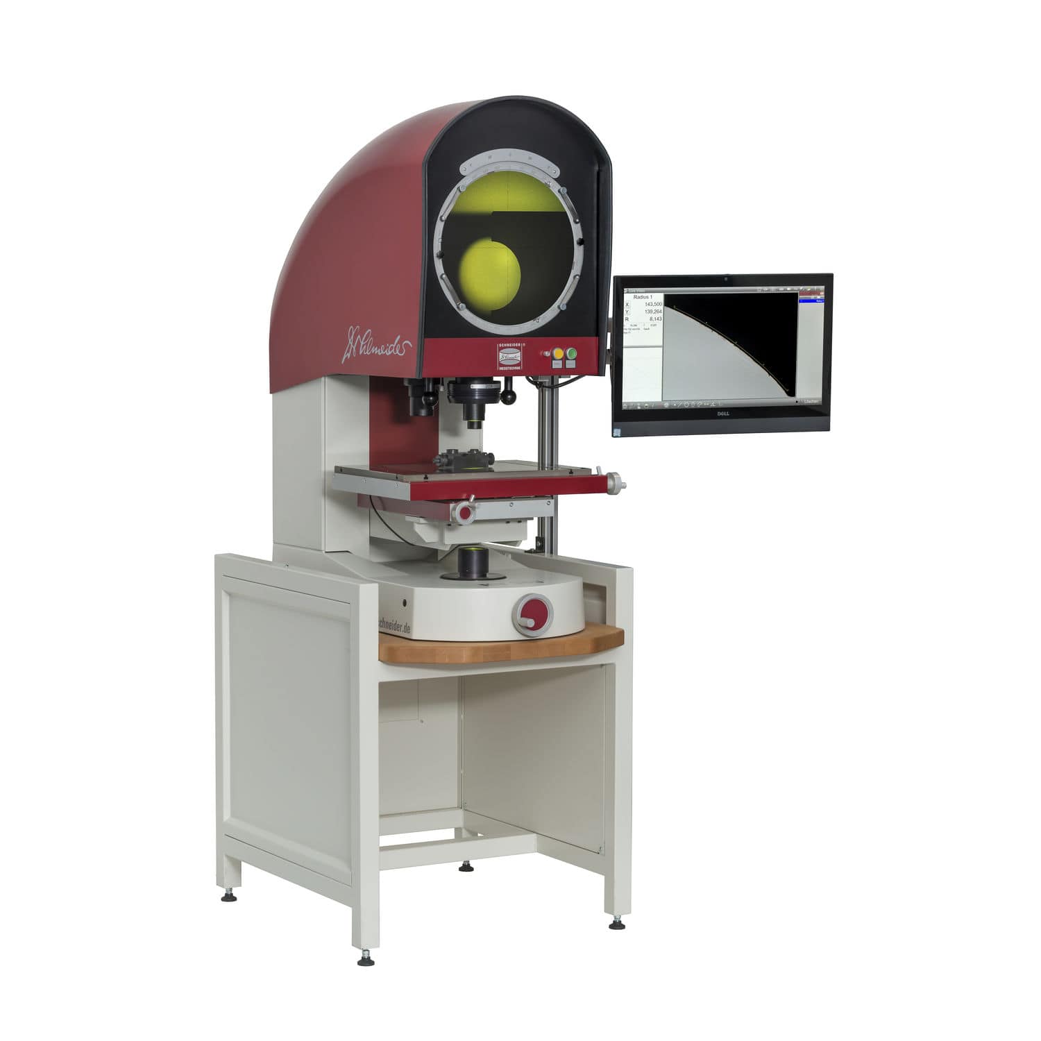 Vertikaler Messprojektor / digital - MV 360 - Dr. Heinrich Schneider ...