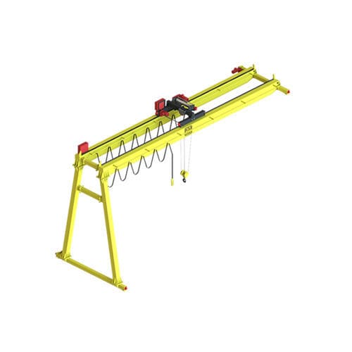 Mobiler Halbportalkran - KM KUMSAN CRANE SYSTEMS - Zweiträger