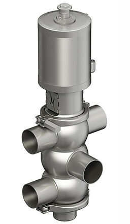 Sitzventil - SC - Evoguard GmbH - pneumatisch / pneumatisch gesteuert ...
