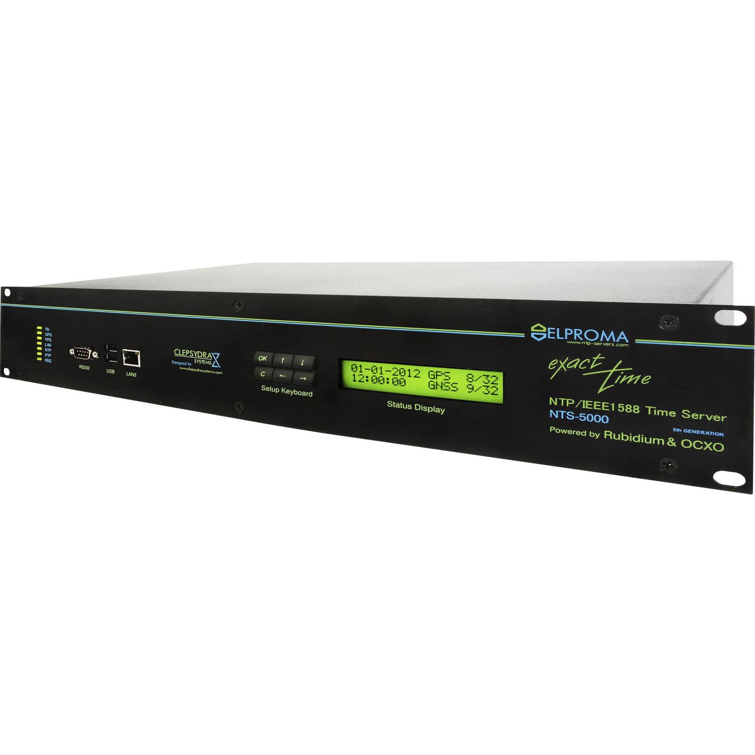 NTP Server - NTS-5000 - Elproma Elektronika Sp.z o.o. - PTP / IEEE1588 ...