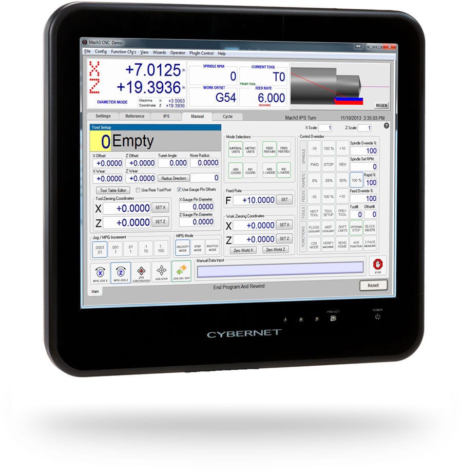 Panel-PC / LCD - iPC S19 - Cybernet - mit resisitivem Touchscreen / mit ...
