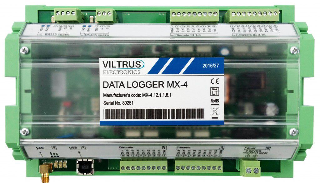 Strom-Datenlogger - MX-4 - JSC Viltrus - Spannung / Widerstand / USB