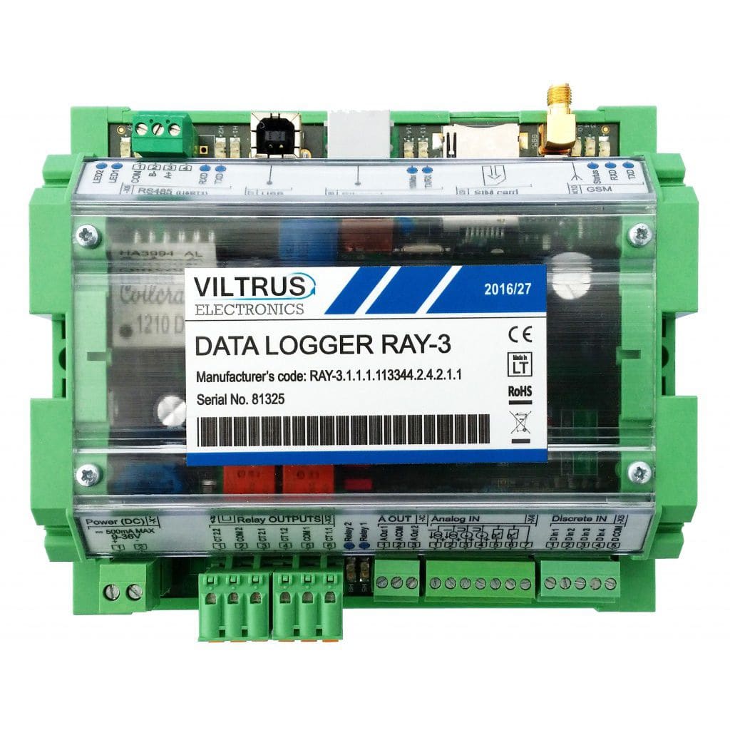 Strom-Datenlogger - RAY-3 - JSC Viltrus - Spannung / Widerstand / USB