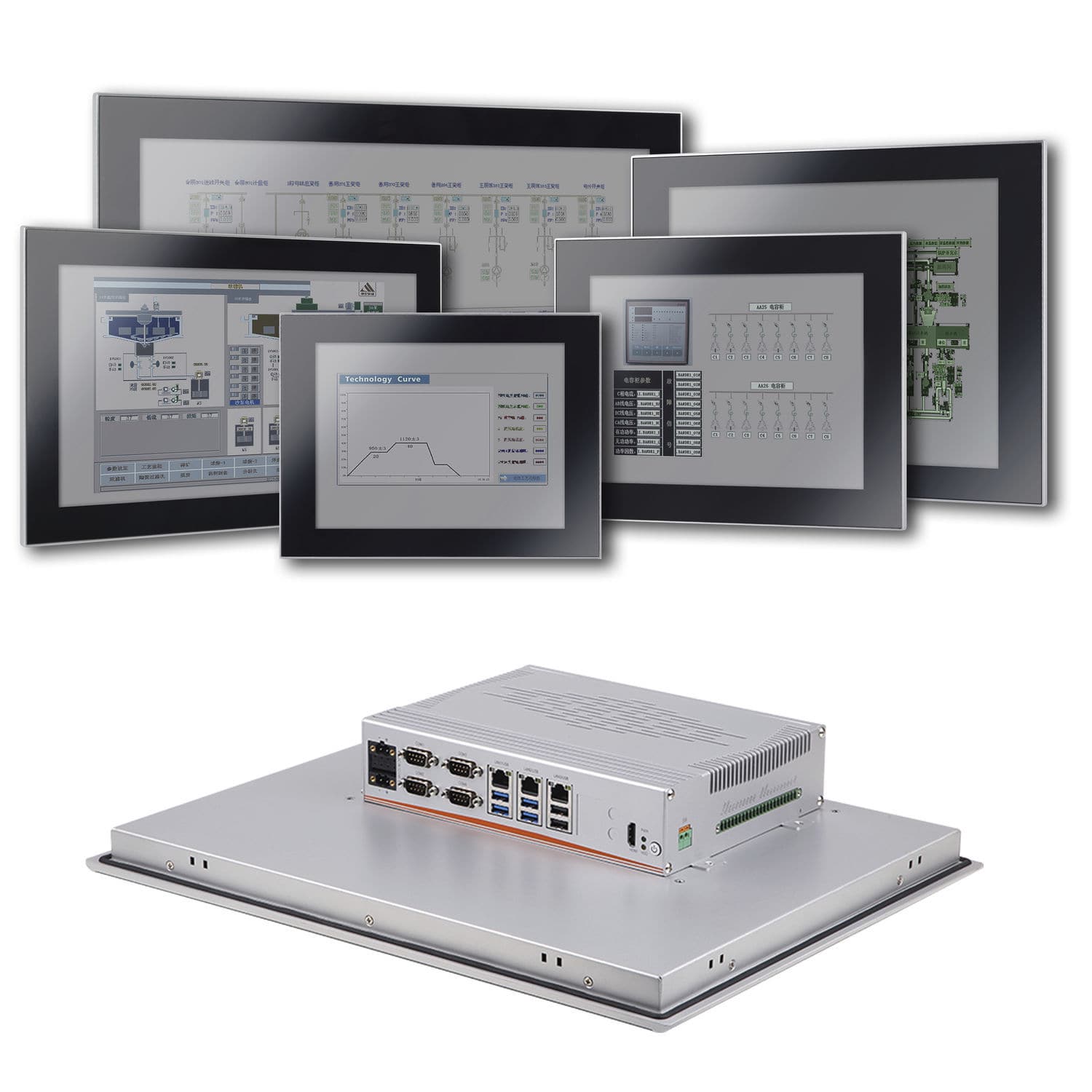 Panel-PC / mit resisitivem Touchscreen - TPC6000-DXX4 Series - NODKA Automation Technology - LCD ...