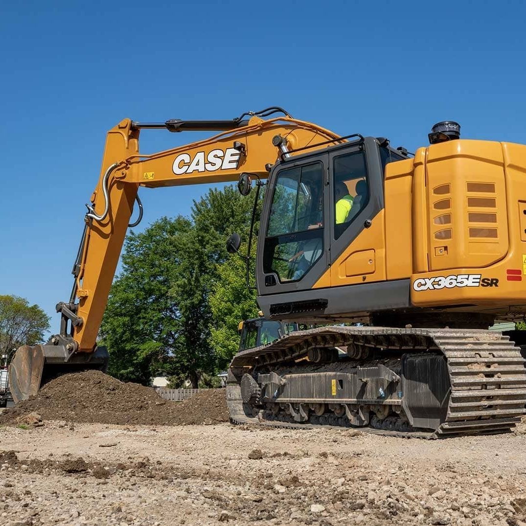 Mittelgroßer Bagger - CX365E SR - Case - auf Raupen / Diesel / für ...