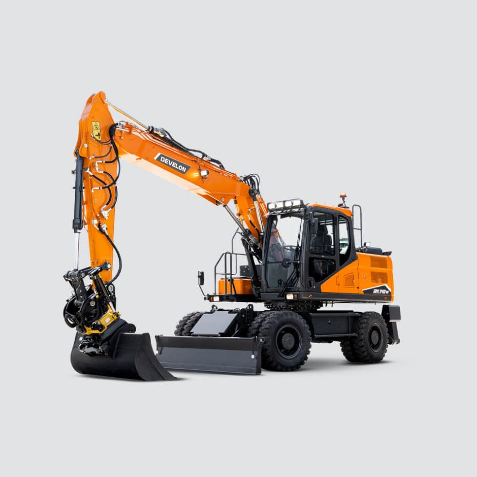 Minibagger - DX140W-7 - DAEWOO Construction Equipment Division - Rad ...