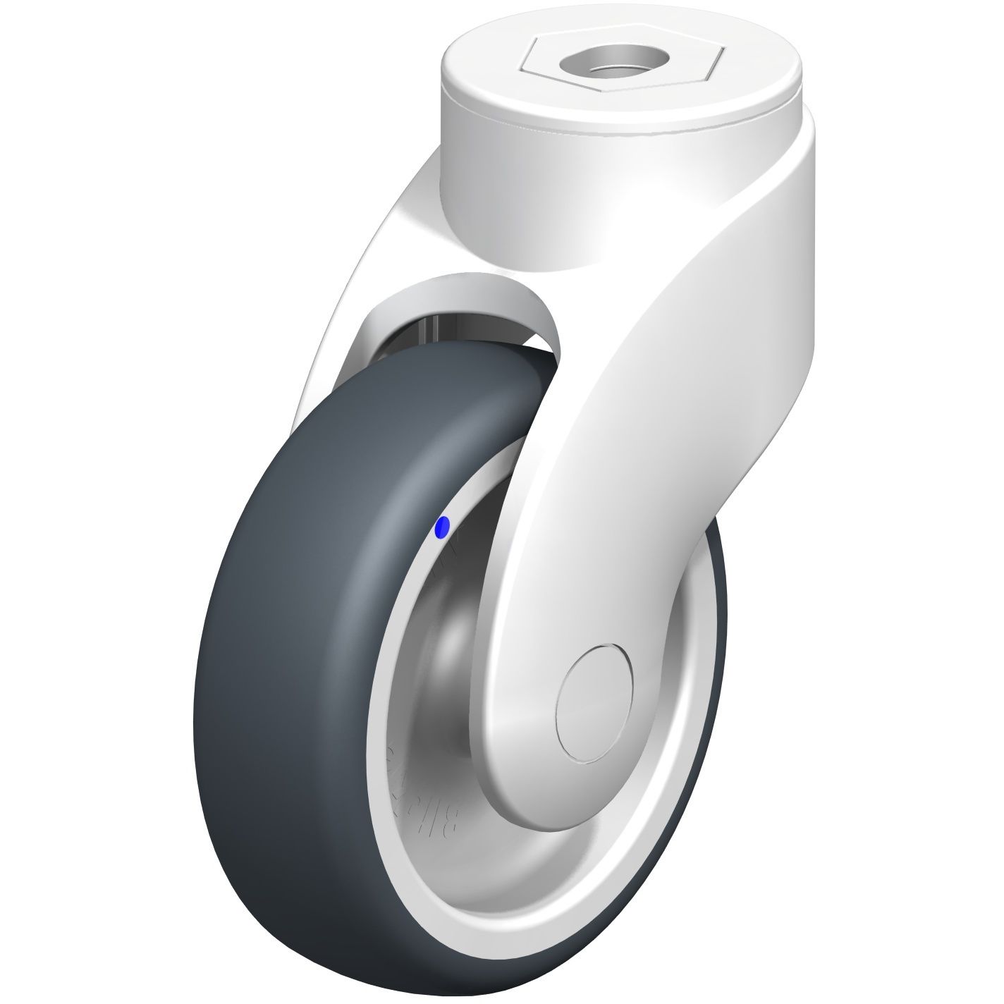 Lenkrolle - LWKX-TPA series - Blickle Räder+Rollen GmbH u. Co. KG - mit ...