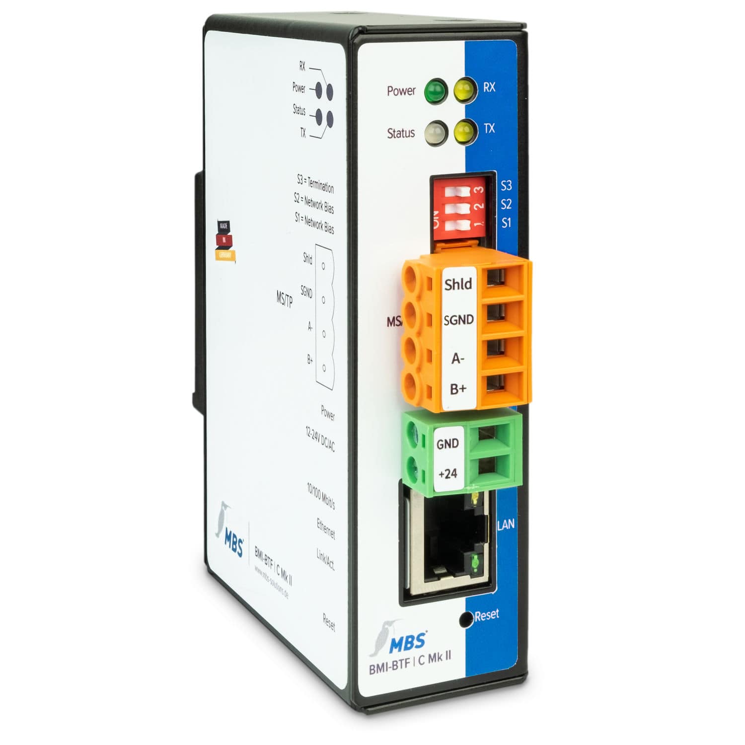 BACnet-Router - UBR-BTF | Mk II - MBS GmbH - Daten / LAN / RS485
