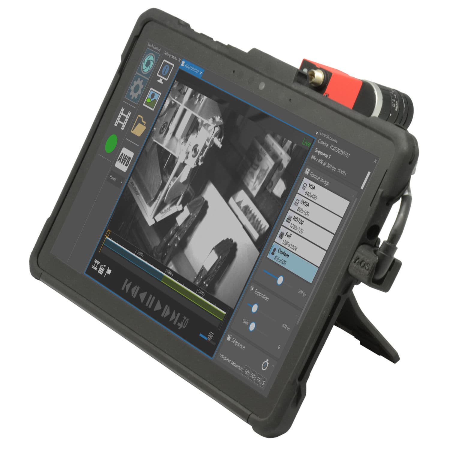 Videorekorder - PROMON SCOPE GO 4 - AOS Technologies AG - Bewegung / zur Anzeige / zur ...