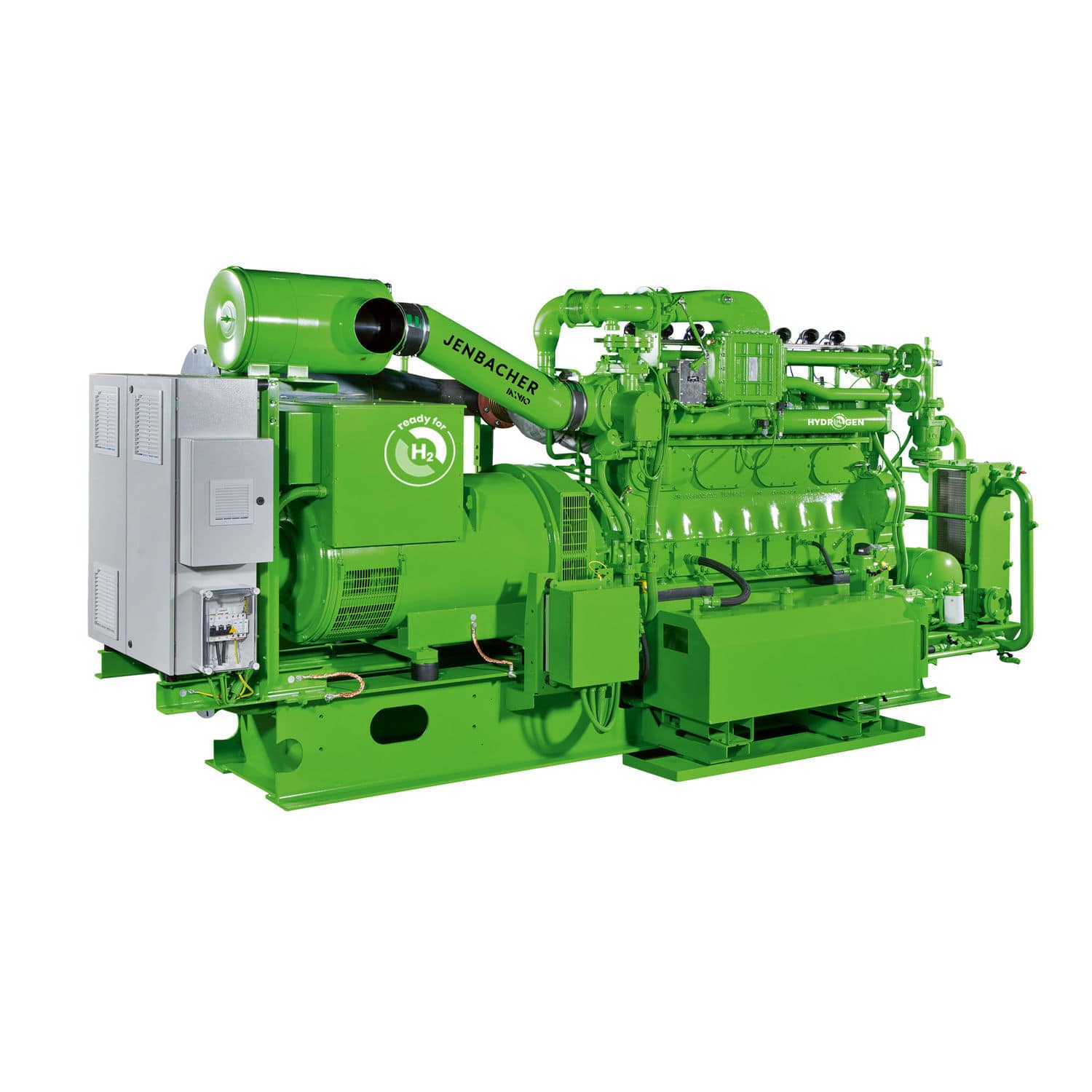 Gasmotor - TYPE 2: J208 - INNIO - 8-Zylinder / Turbolader / Inline