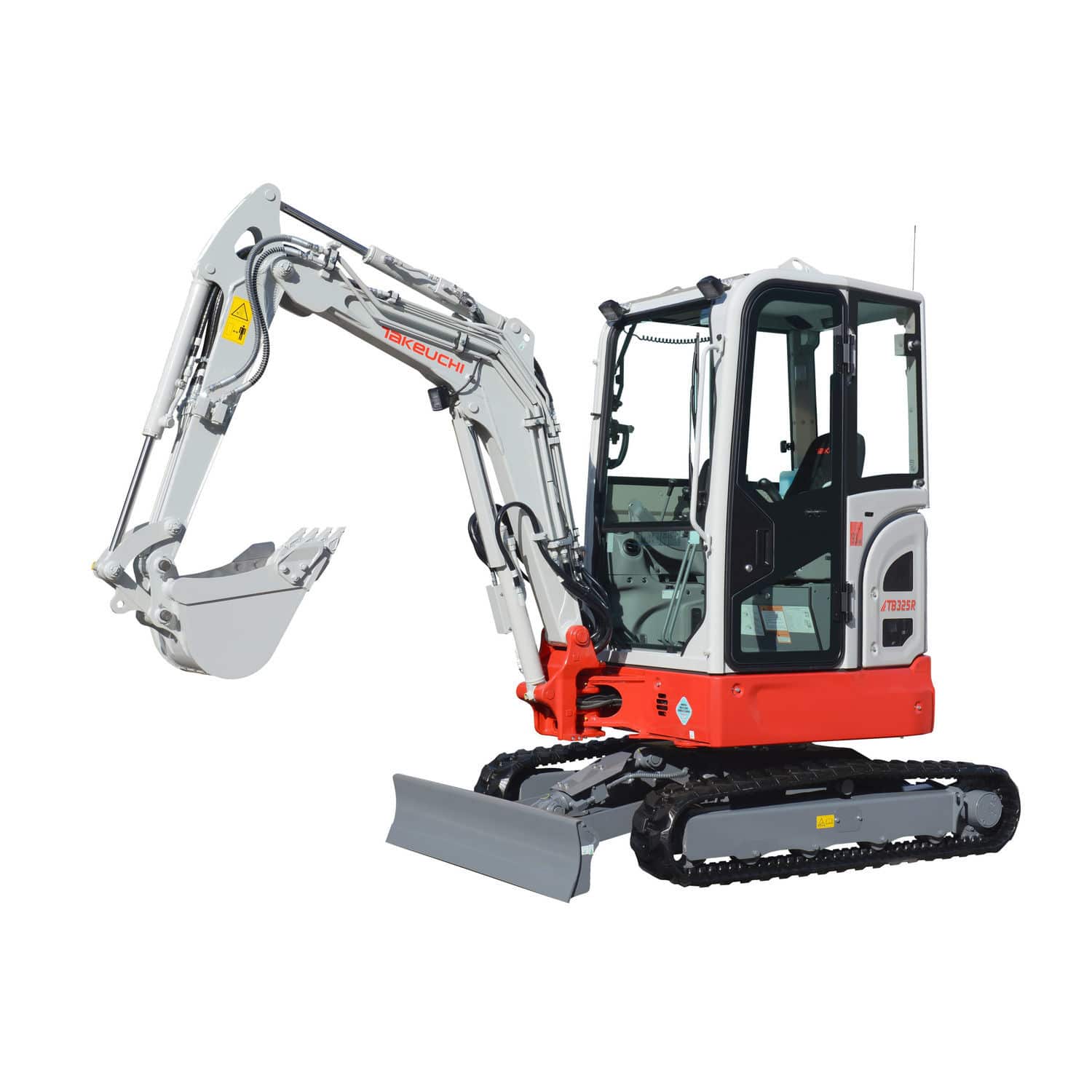Minibagger - TB325R - TAKEUCHI - auf Raupen / Diesel / mit kurzem Schwenkradius