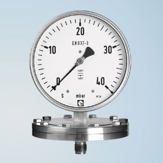 Manometer mit Zifferblatt-Anzeige - PKU 160 - Schmierer GmbH - Gewinde ...
