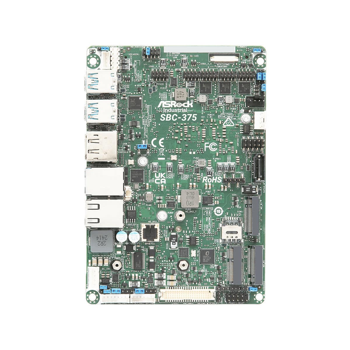 Single-Board-Computer / 3,5'' - SBC-375 - ASRock Industrial - Intel® Core™ Ultra / SATA3 / M.2 Key M