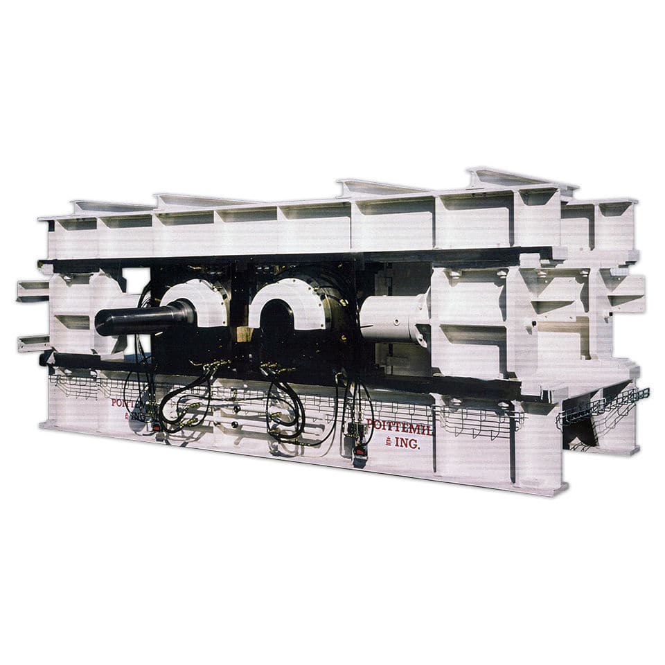 Zweiwalzenmühle - BCPP - POITTEMILL / FORPLEX - horizontal / für Erz ...