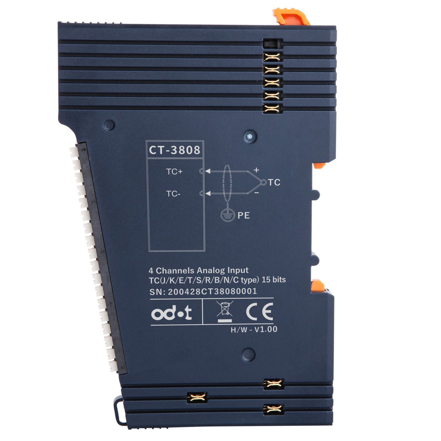 Eingangsmodul / 8 Kanäle - CT-3808 - ODOT Automation - analog / Modbus ...