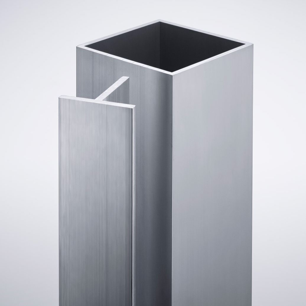 Extrudiertes Profil - Hydro - Aluminium / rechteckig / flach