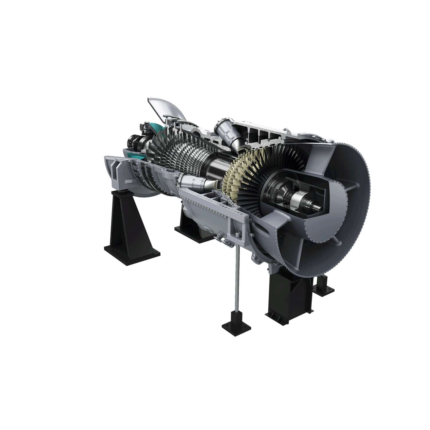 Gas-Turbine - SGT6-9000HL - Siemens Energy - Power and heat generation ...