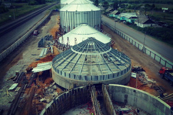 Konischer Silo - SYMAGA SILOS - für Entlader / aus galvanisiertem Stahl