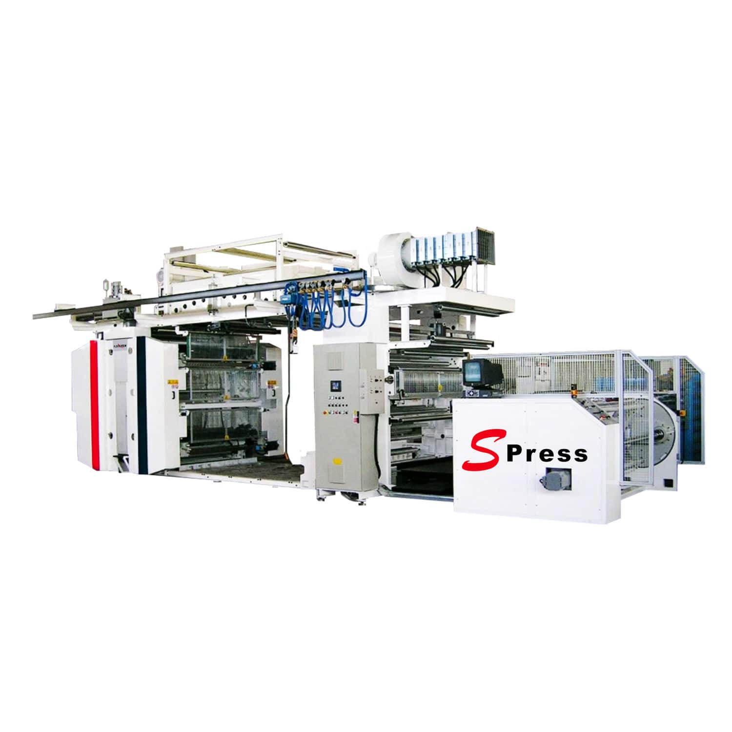 Stack-Flexodruckmaschine - sPress - Flexofem srl - 8-Farben / 6-Farben ...