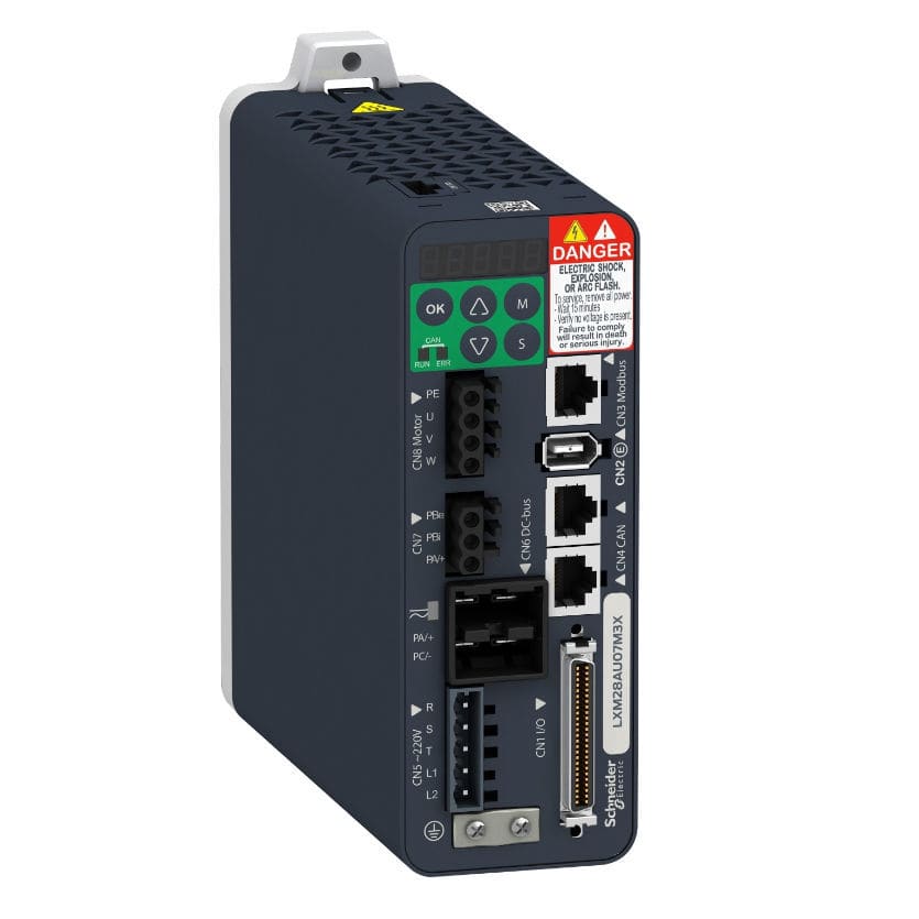 Dreiphasiger Servoregler - LXM28AUA5M3X - Schneider Electric - einphasig / analog / Steuer