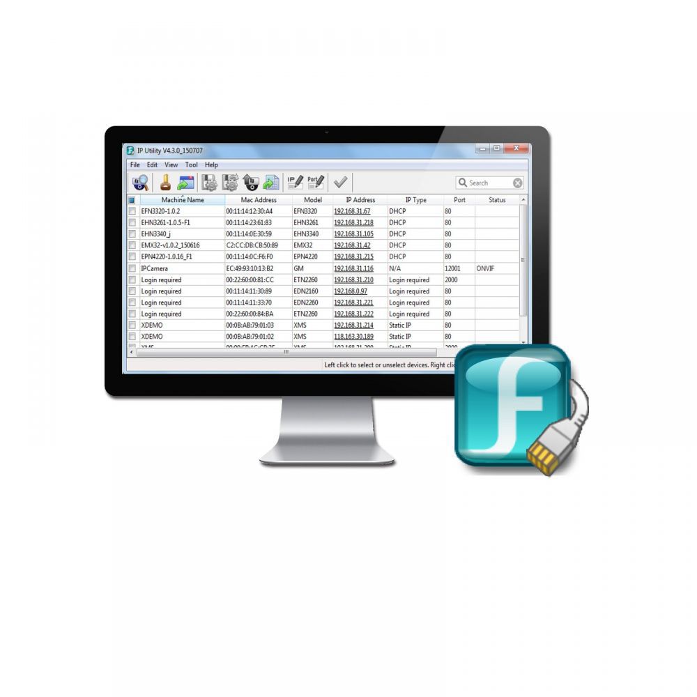 Schnittstellen-Software - IP Utility - EverFocus Electronics ...