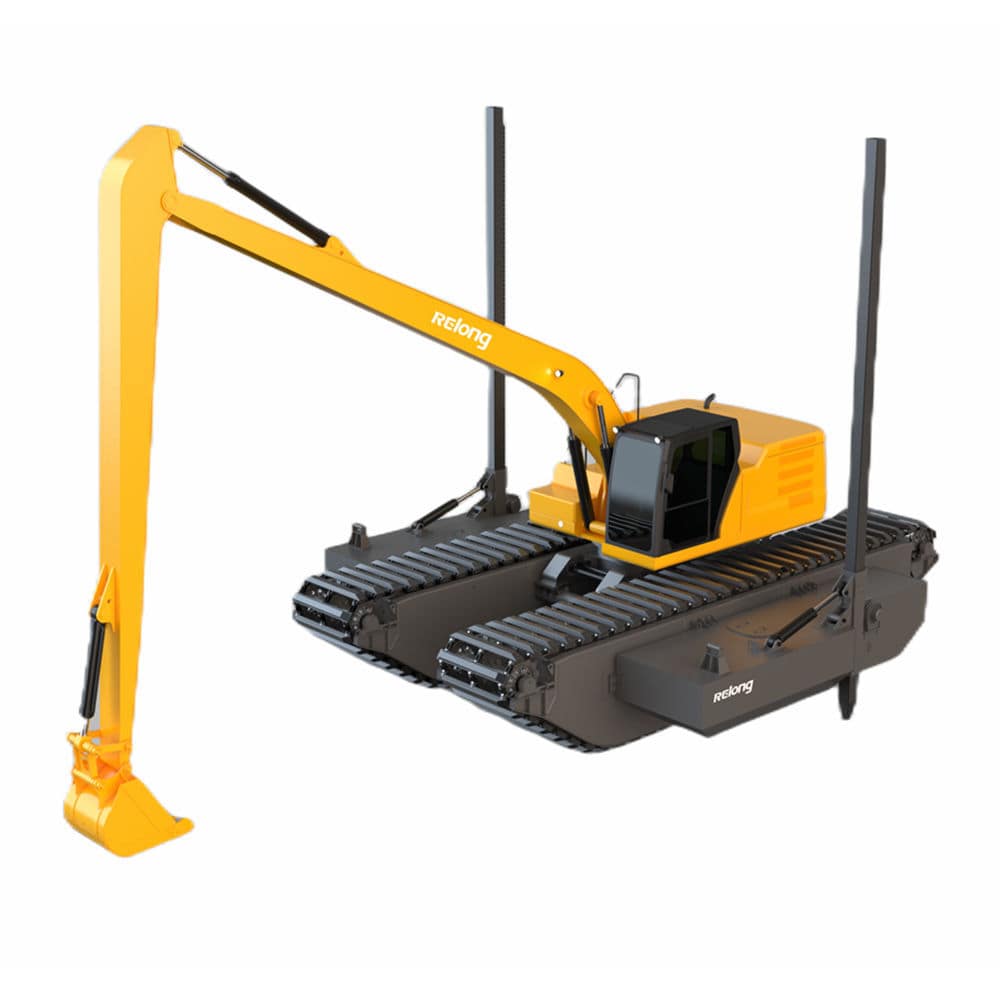 Amphibischer Bagger - RL-AE20D - Relong Tech - mittelgroß / auf Raupen ...