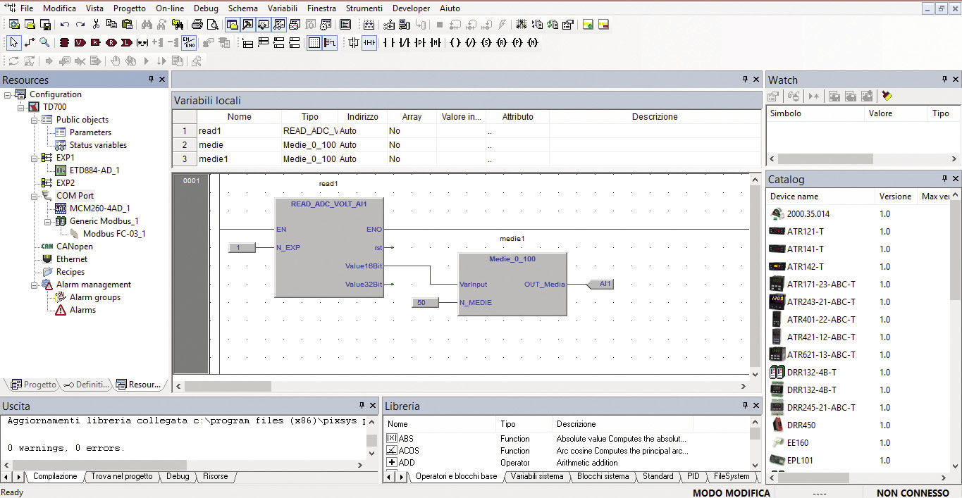 Programmiersoftware - LogicLab - Pixsys - Simulation / Entwicklungs / SPS