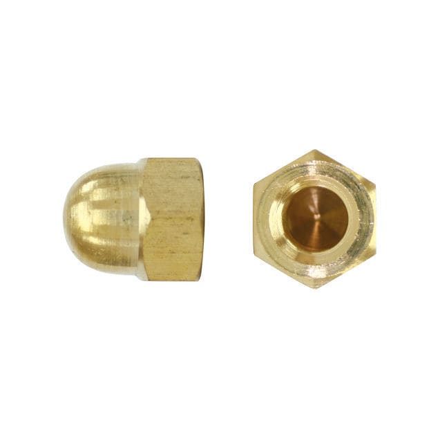 Hutmutter - 1587 - Chavesbao - halb hexagonal / Messing