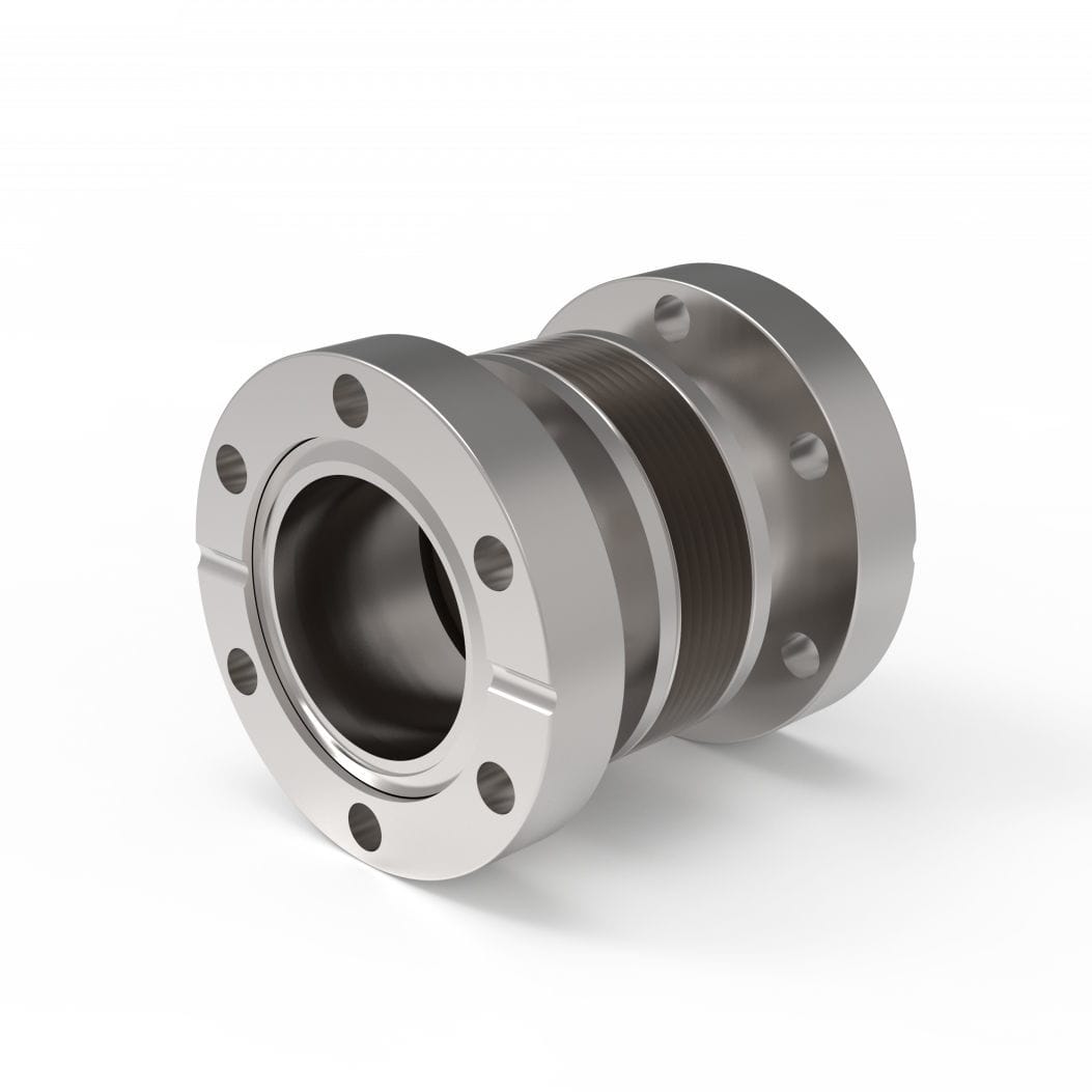 Zylinderförmiger Balg - EWB40R-10 - VACOM - Edelstahl / geschweißt / Axial