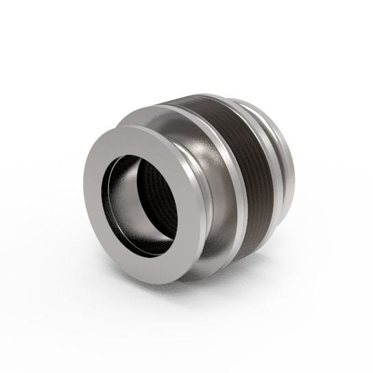 Zylinderförmiger Balg - KF25EWB-10 - VACOM - Edelstahl / geschweißt / Axial