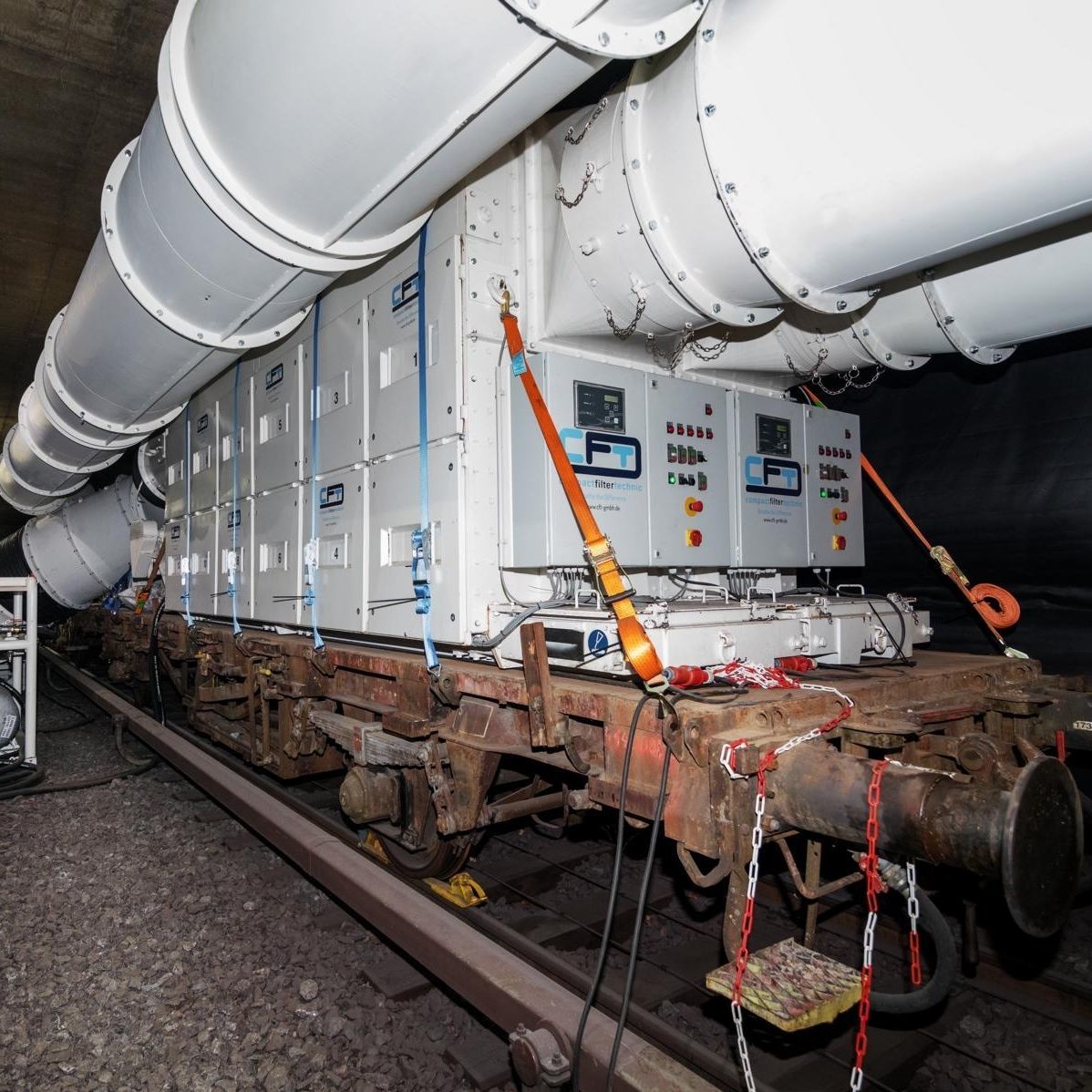 Gasextraktionsanlage - HBKK 1/400-2-11 - CFT GmbH - Staub