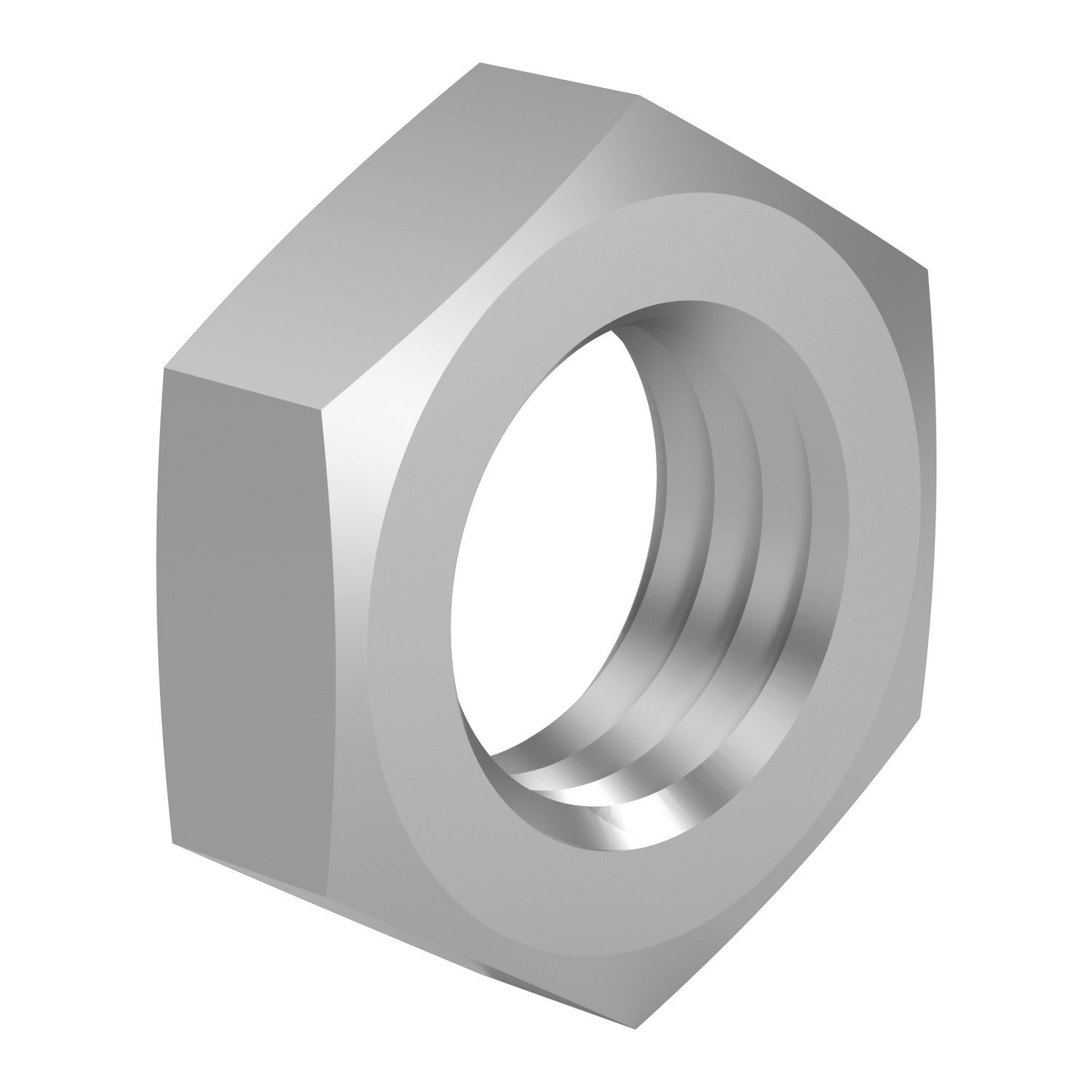 Sechseckige Mutter - DIN 439 - Lederer - Stahl