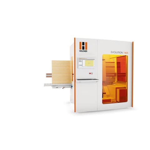 CNC-Bearbeitungszentrum / 3-Achs - EVOLUTION 7405 - HOLZ-HER - vertikal / für Holz / kompakt