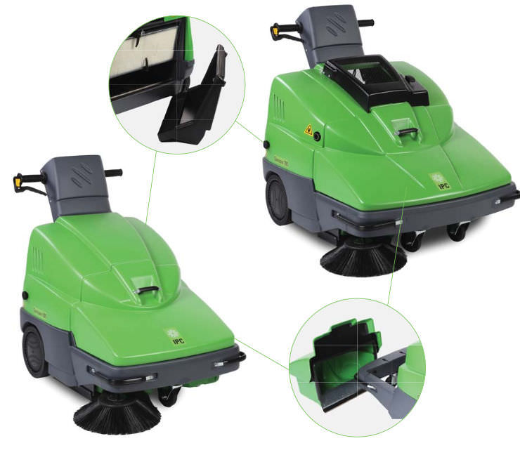 Handgeführte Kehrmaschine - 505 - IPC - batteriebetrieben / Benzin ...