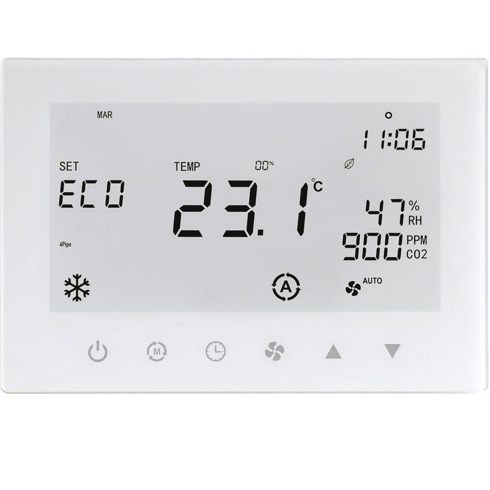 Raumthermostat - LCF02 QTouch RS485 Modbus - Thermokon Sensortechnik ...