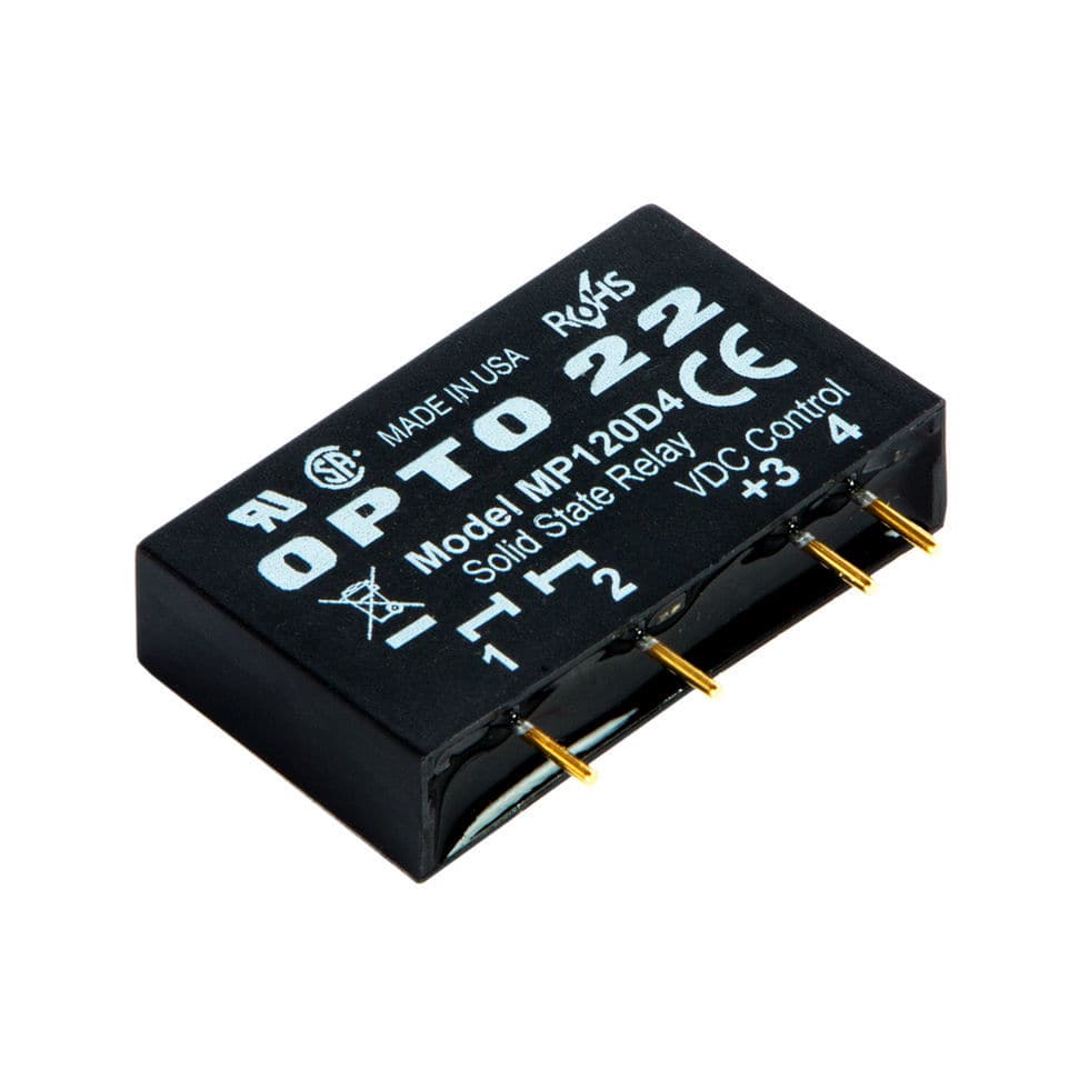 Statisches Relais / AC - MP120D4 - Opto 22 - für Leiterplatten / Leistung