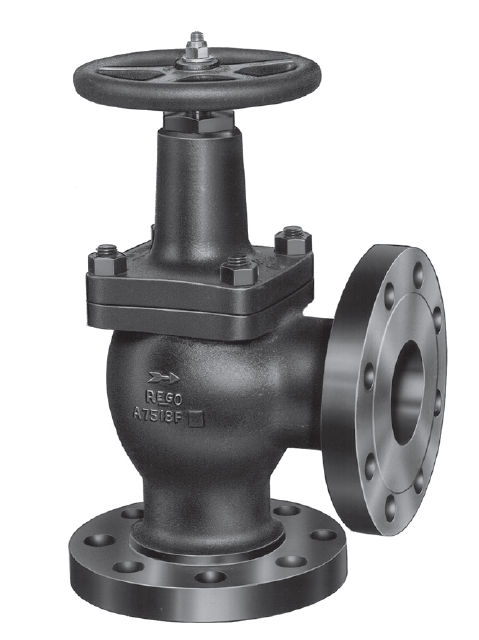 Kugelsitzventil - Rego Europe - mit Handrad / Stell / rechtwinklig