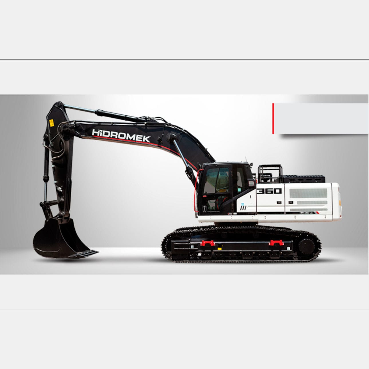 Mittelgroßer Bagger - HMK 360 LC - HIDROMEK co. - auf Raupen / Diesel