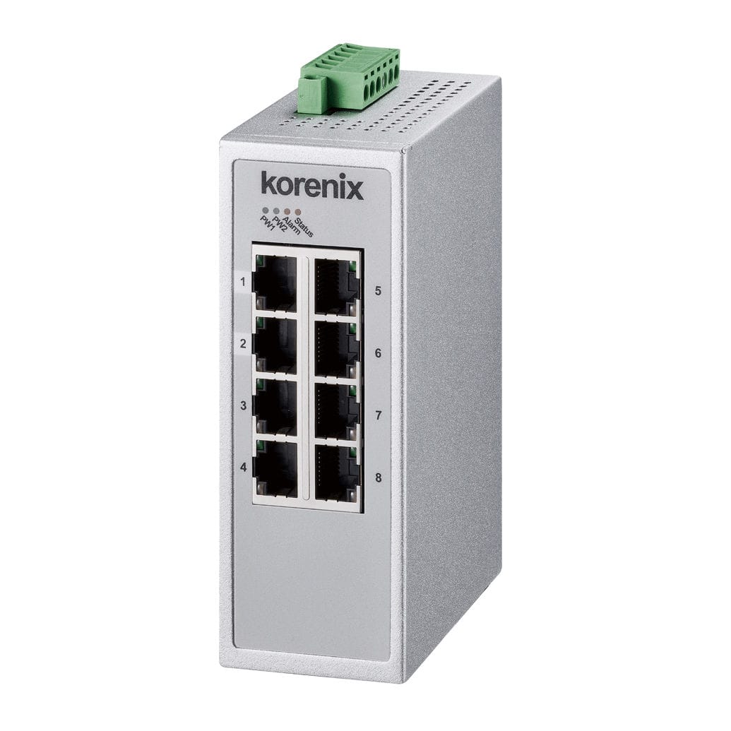 Ethernet-Switch / managed - JetLink 2308 - Korenix Technology - 8 Ports ...