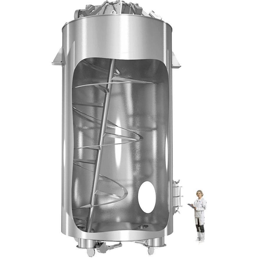 Batch-Mischer - Gyraton® - amixon GmbH - Einwellen