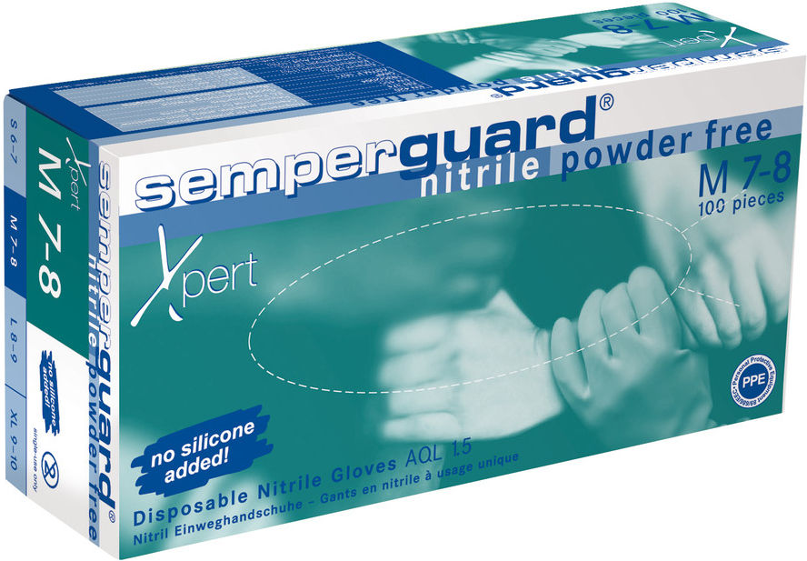 Handschuh für Reinraum - Semperguard® Nitrile Xpert - Sempermed - chemikalienbeständig / Nitril ...