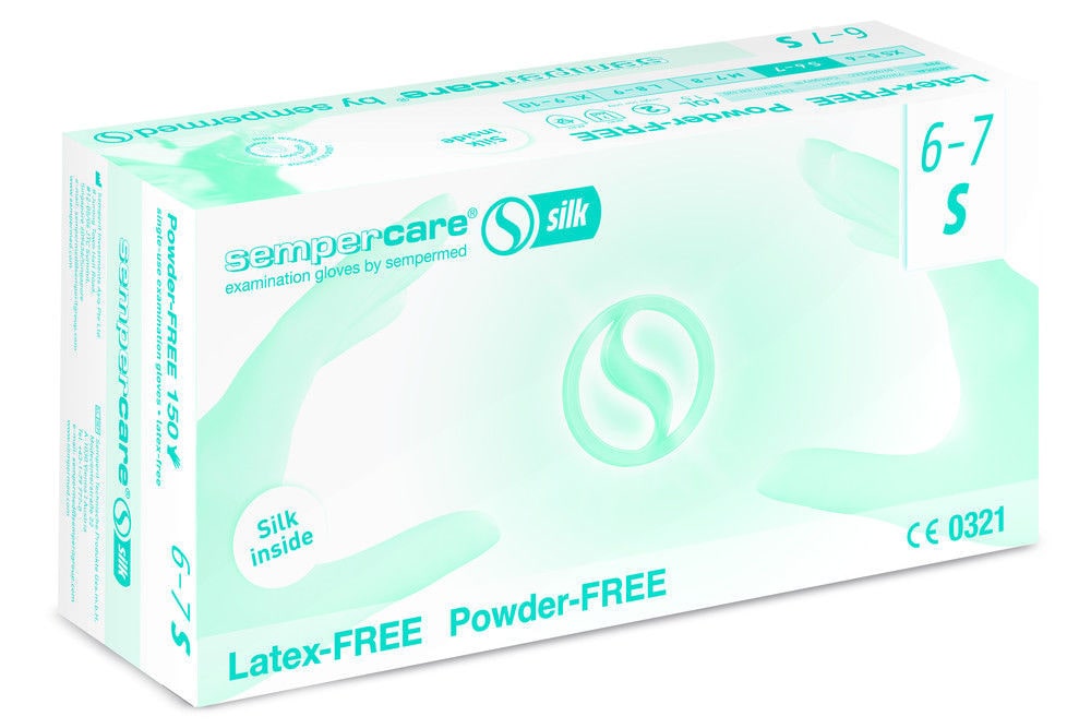Laborhandschuh - Sempercare® silk - Sempermed - chemikalienbeständig / Nitrilkautschuk / Latex